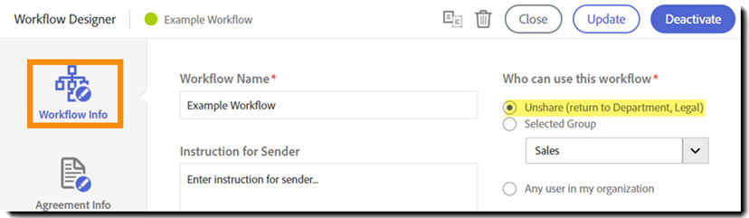 Edit A Custom Send Workflow